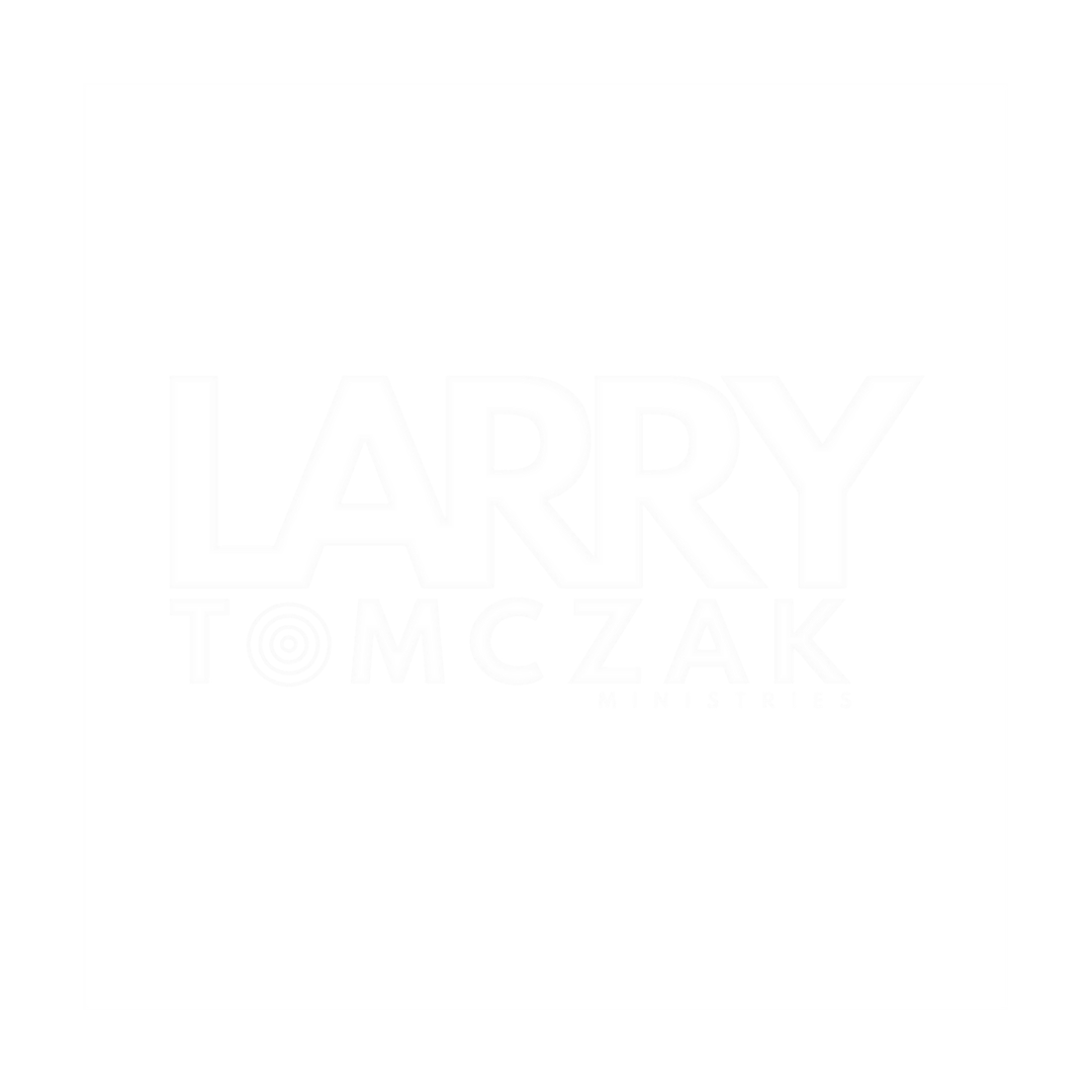 Larry Logo White (with box) | Larry Tomczak
